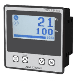 Multispan PTC-L12A-M1 PID Controller Analog I/O Modbus - Beeco Electronics- Heating Element ...