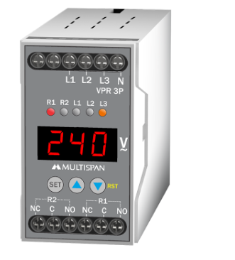 Multispan VPR-3P Three Phase Voltage Protection Relay - Beeco ...