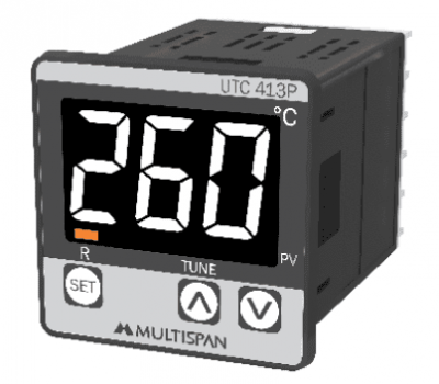 Multispan UTC-413P Economy PID Controller 1 output - Beeco Electronics- Heating Element ...